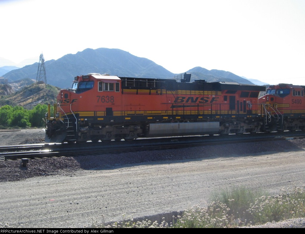 BNSF 7638 West, Cajon Jct.